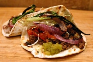 Elk burger tacos with vegetables | Wild Game Recipes | Nevada Foodies