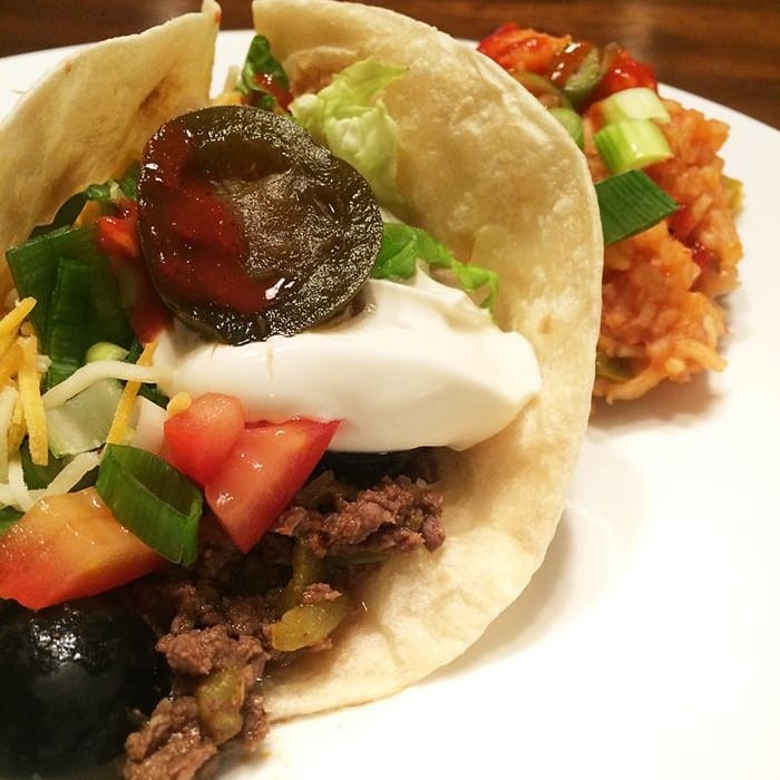 Elk Tacos with Mexican Rice | Wild Game Cuisine - NevadaFoodies