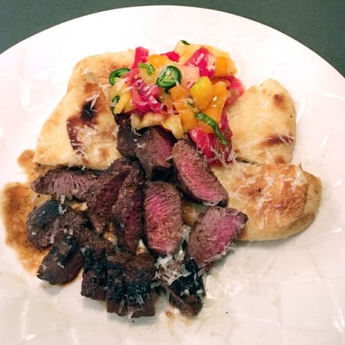 Seared Antelope with Tomato Salsa | Wild Game Cuisine - NevadaFoodies