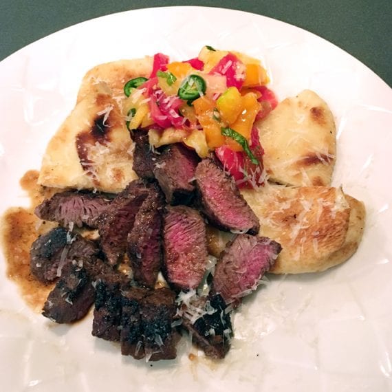 Seared Antelope with Tomato Salsa | Wild Game Cuisine - NevadaFoodies