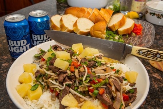 Goose Pineapple Stir-Fry | Wild Game Cuisine - NevadaFoodies