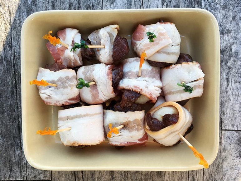 Goose Rumaki Appetizers | Wild Game Cuisine - NevadaFoodies