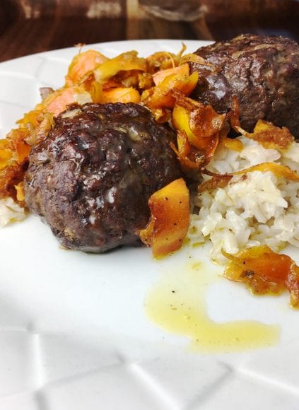 Curried Antelope Meatballs with Candied Carrots | Wild Game Cuisine ...