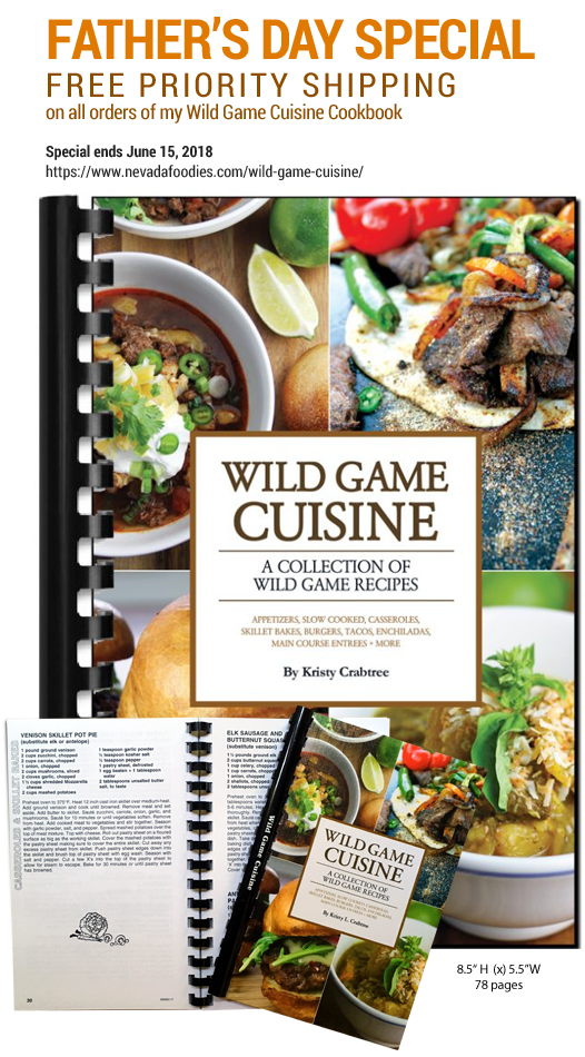 Wild Game Cookbooks - NevadaFoodies | Wild Game Recipes | NevadaFoodies ...