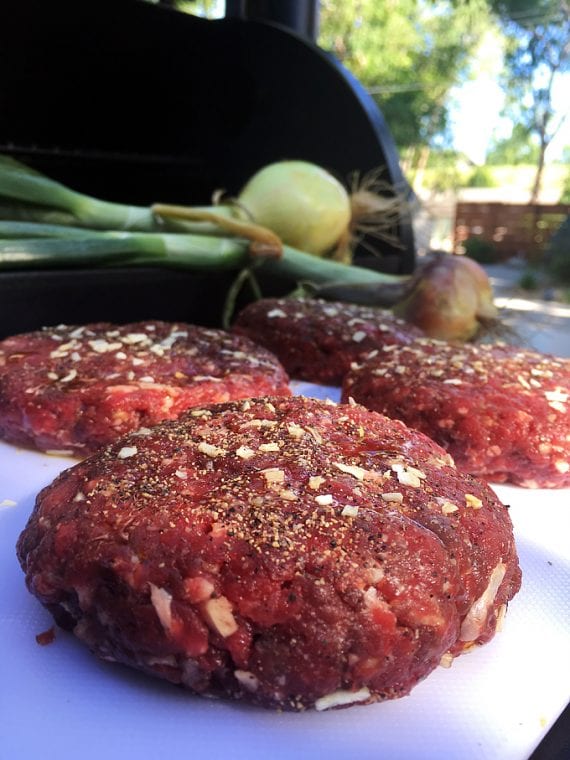 Onion Stacked Elk Cheeseburgers | Wild Game Cuisine - NevadaFoodies