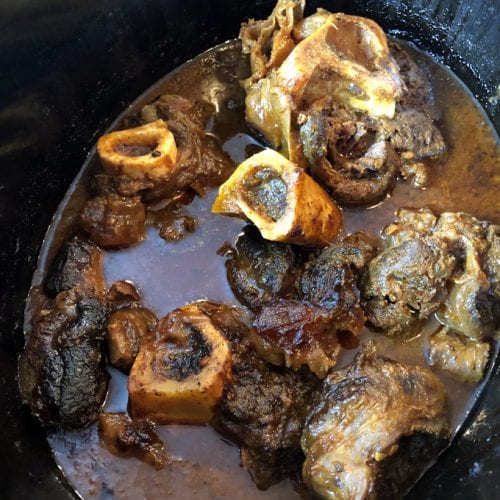 Slow Cooker Elk Shanks | Wild Game Cuisine - NevadaFoodies