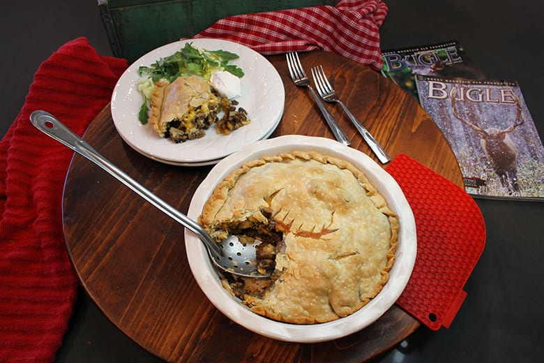 Baked Elk Meat Pie | NevadaFoodies – Wild Game Recipes