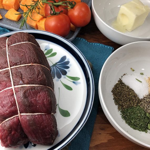 Roasted Elk Top Sirloin | Wild Game Roast Recipe