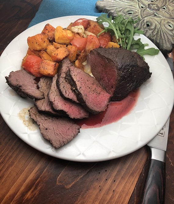 Roasted Elk Top Sirloin | Wild Game Cuisine - NevadaFoodies