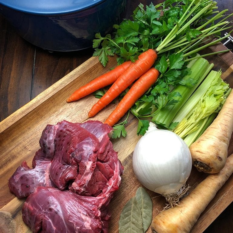 Wine Braised Venison Neck Roast | Wild Game Cuisine - NevadaFoodies