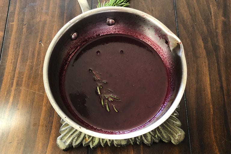 Elk Loin with a Blackberry Sauce | Wild Game Recipes | Nevada Foodies