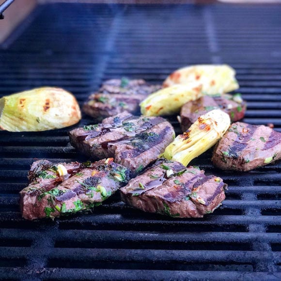 Garlic and Herb Elk Steaks | Wild Game Cuisine - NevadaFoodies