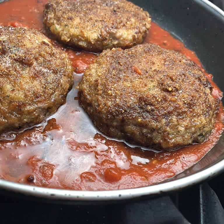 Venison Elk Patty Parmesan | Wild Game Cuisine - NevadaFoodies