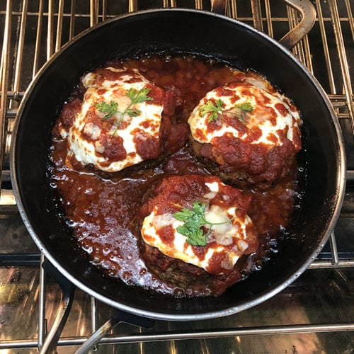 Venison Elk Patty Parmesan | Wild Game Cuisine - NevadaFoodies