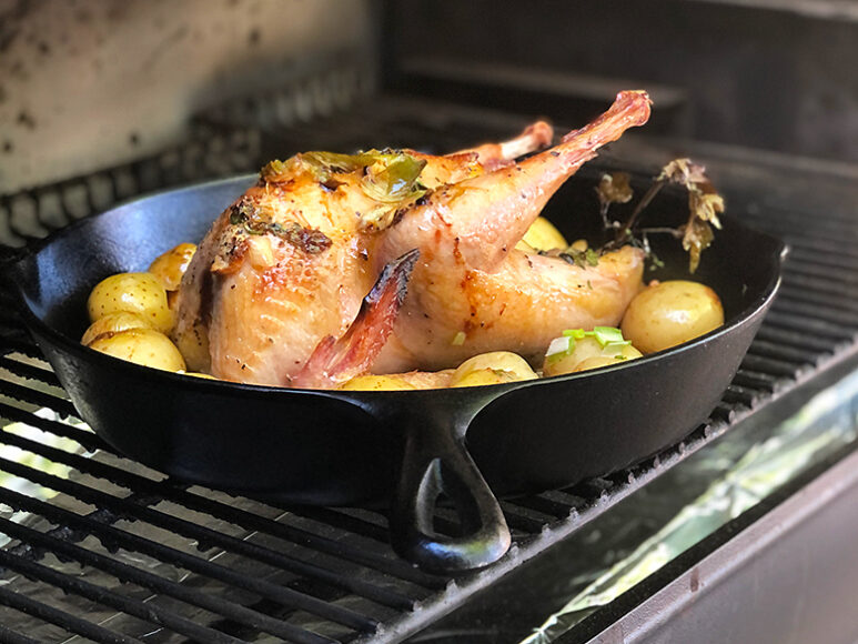 Honey Butter Wood-Fired Roast Pheasant | Wild Game Cuisine - NevadaFoodies