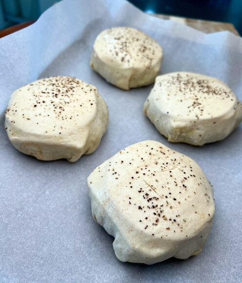 Puff Pastry Antelope Cheeseburgers