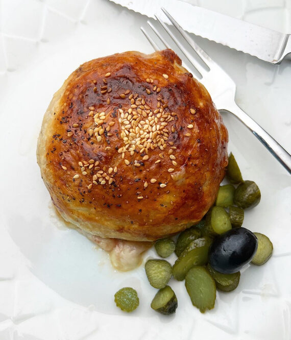 Puff Pastry Antelope Cheeseburgers