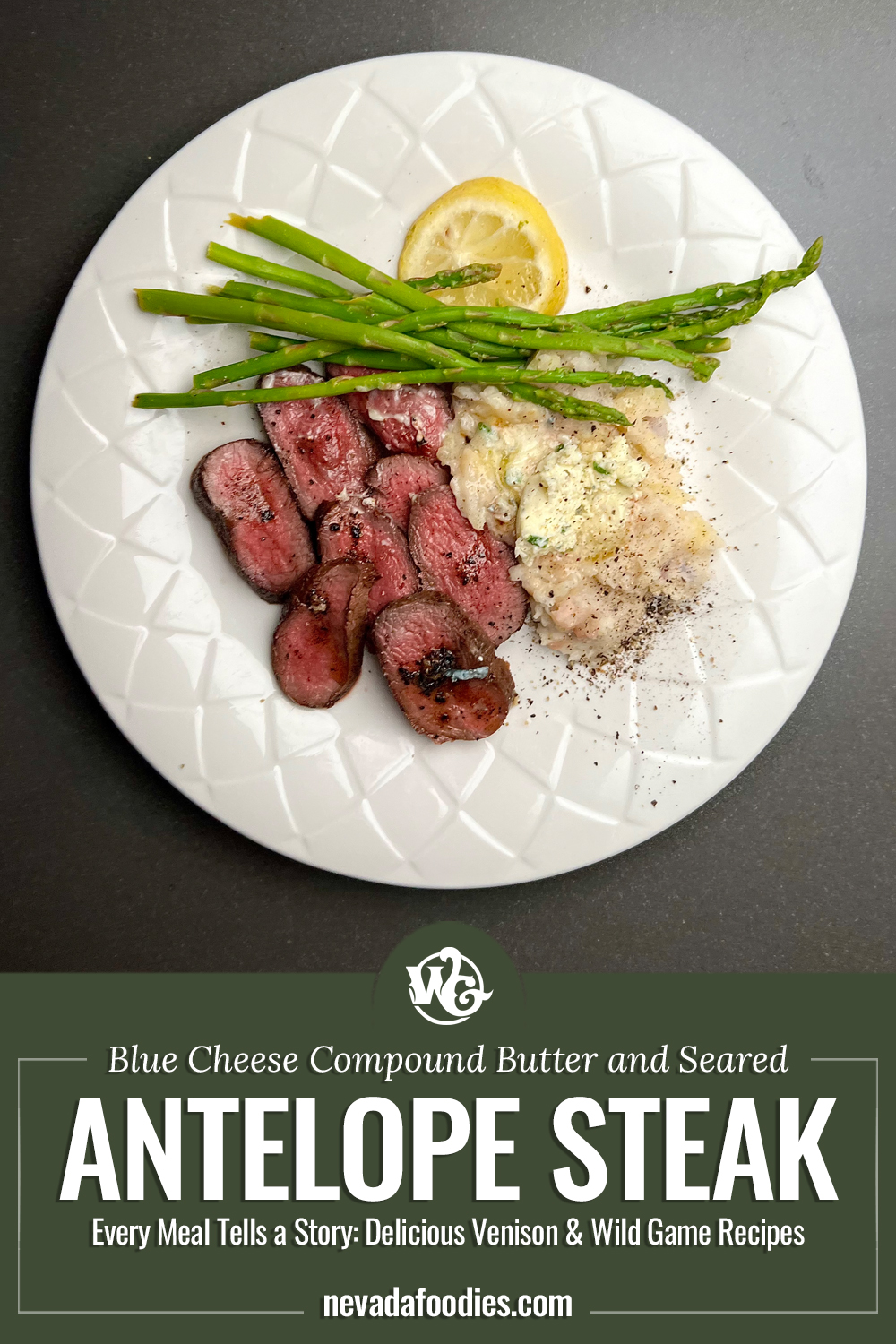 Blue Cheese Compound Butter | Wild Game Recipes | Nevada Foodies