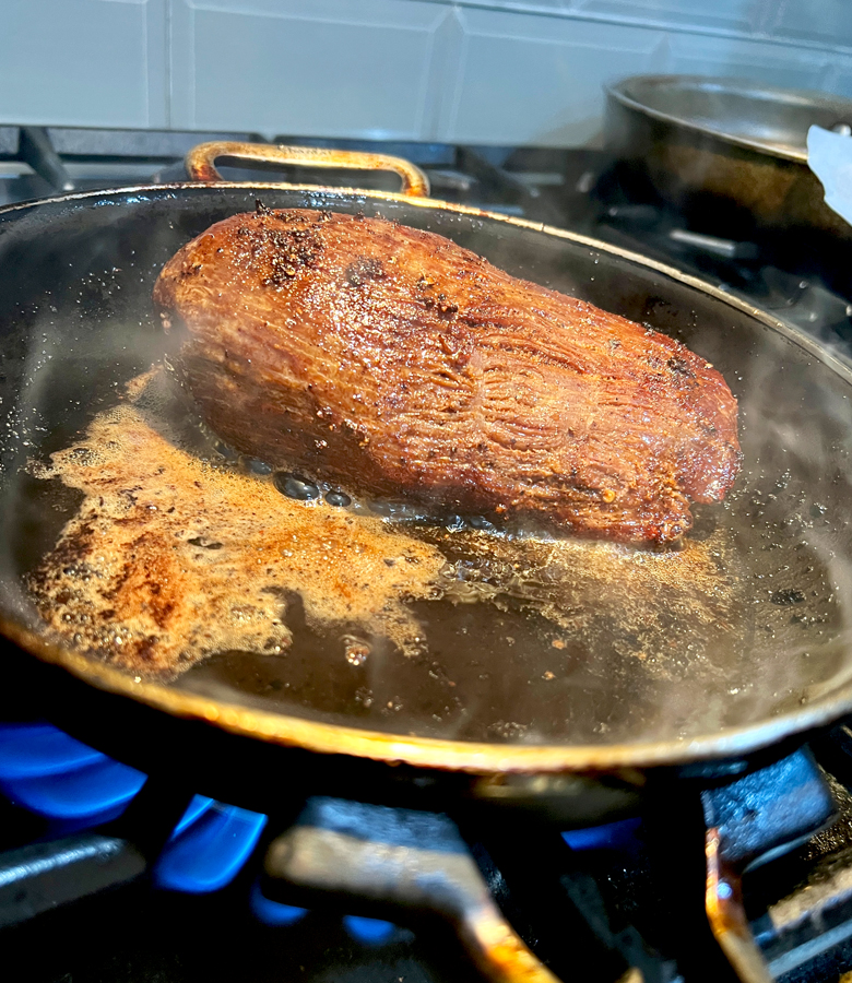 Reverse Seared Venison Top Round Roast | Wild Game Recipes | Nevada Foodies